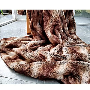 YLLWH Coffee Color is high Gram Heavy Gloss Washable Bedding Sofa Bed Tail Cover Blanket (Color : D, Size : 75x220cm)