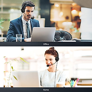 AGPTEK® Call Center Dialpad Headset Telephone with Tone Dial Key Pad & REDIAL