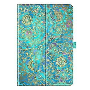 Fintie Case for All-New Amazon Fire HD 10 and 10 Plus Tablet (13th/11th Generation, 2023/2021 Release) - [Flex Stand] Premium Vegan Leather Multi-Angle Folio Cover, Shades of Blue