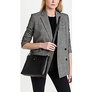 Madewell Women's The Transport Shoulder Crossbody Bag, True Black, One Size