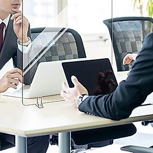 Takara Sangyo TTM-07 Tabletop Partition, Droplet Infection Prevention, Transparent (Polycarbonate)