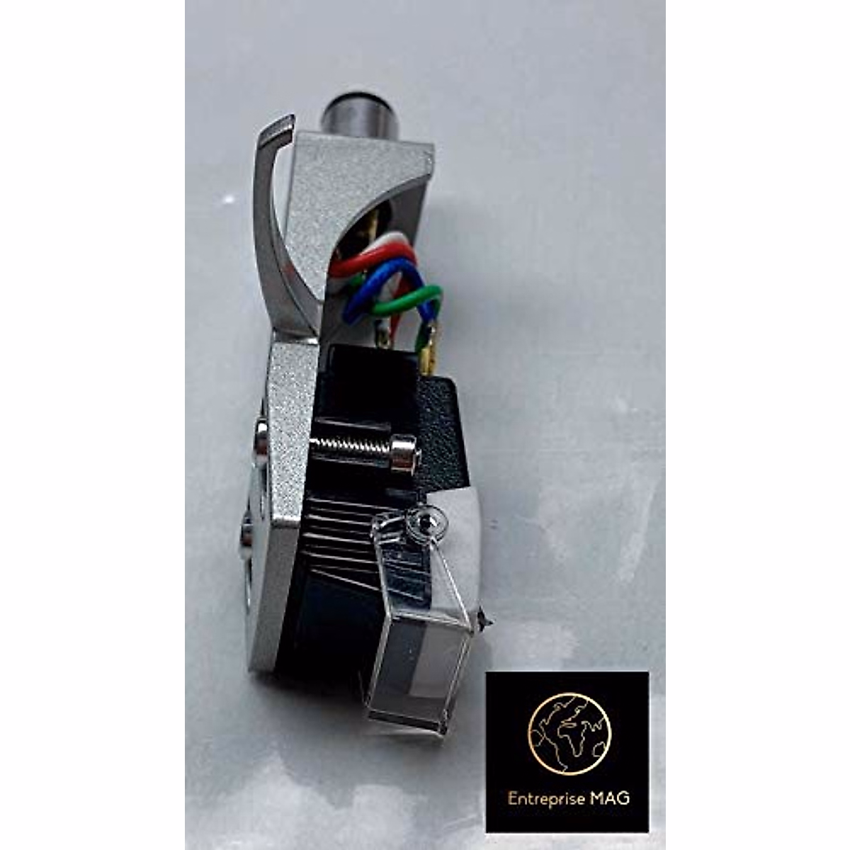 Cartridge, Stylus Needle and Silver Headshell with mounting bolts for Pioneer PL550, PL10, PL510, PL71, PL400, PL100, PL115D, PL120, PL300, PL514X, SPL100, PL112D, PL12D, PL117D, PL15R, PL514, PL50