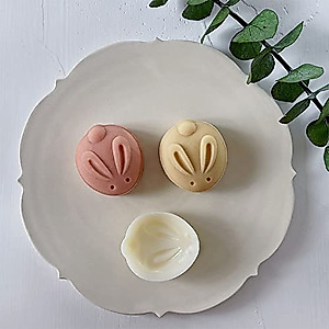 BYNNIX Mooncake Mold, Cute Rabbit Shaped Mooncake Molds Mooncake Moulds DIY Gadgets for Mid-Autumn Festival
