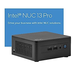 Intel NUC 13 Pro Kit NUC13ANHi5 Mini PC Business Desktop Computer, 13th Gen 12-Core i5-1340P up to 4.6GHz, 64GB DDR4 RAM, 2TB PCIe SSD, WiFi 6, Bluetooth 5.3, Windows 11 Pro, AZ-XUT