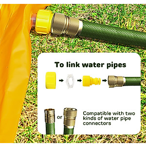 TOY Life Duck Water Slide, Slip Slide, Waterslide, Water Slides for Kids Backyard, Slip N Slide, Water Slide Adult, Shark Themed Slip and Slides for Kids Backyard, Waterslide for Kids