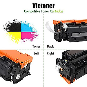 305A Toner Cartridge 4 Pack Replacement for HP 305A 305X CE410A CE411A CE412A CE413A for Pro 400 Color M451nw M475dn M451dn M476nw M351 M375 M451 M475 Pro 300 Color MFP M375nw M351a Series Printer