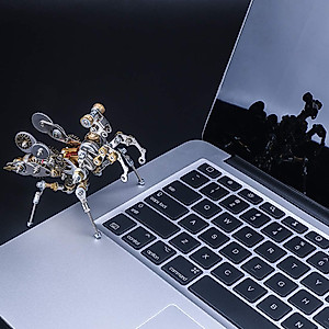 XSHION 3D Metal Puzzle Insect Model Kit, DIY Assembly Jigsaw Mantis Puzzle Model Building Kit for Adults Kids Mechanical Model Educational Toy Brain Teaser Desk Ornaments Collectible Toys