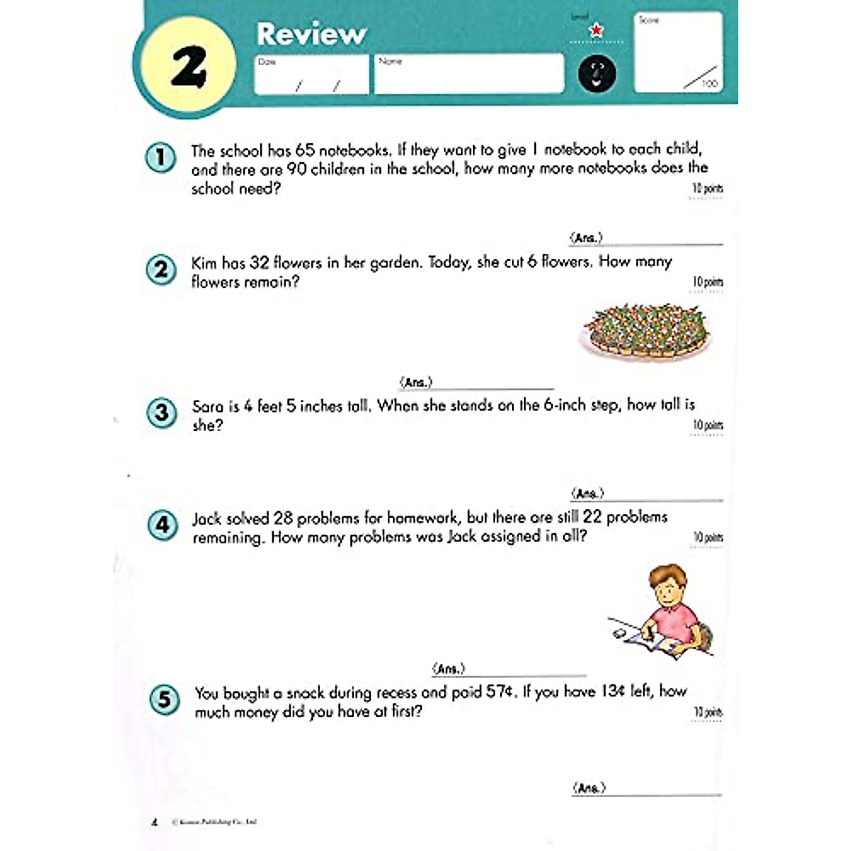Kumon Grade 3 Word Problems (Kumon Math Workbooks) (Kumon Math Workbooks Grade 3)