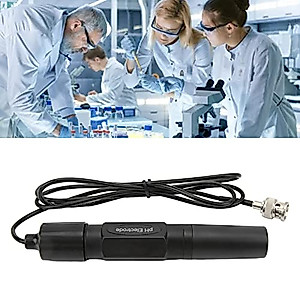 PH Probe Sensor, High Accuracy Waterproof Excellent Field Applicability PH Meter BNC Connector Replacement Parts for Aquaculture(1.2m)