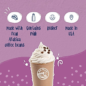 Big Train Blended Ice Coffee Caramel Latte 3 Lb 8 Oz (1 Count), Powdered Instant Coffee Drink Mix, Serve Hot or Cold, Makes Blended Frappe Drinks