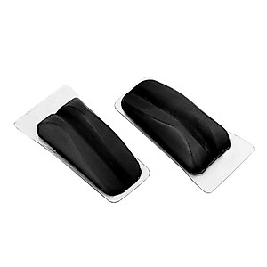 Dilwe Bow Shock Absorber, Bow String Silencers 2 Pcs Rubber Archery String Soft Limb Dampener for Recurve Bows(Black)