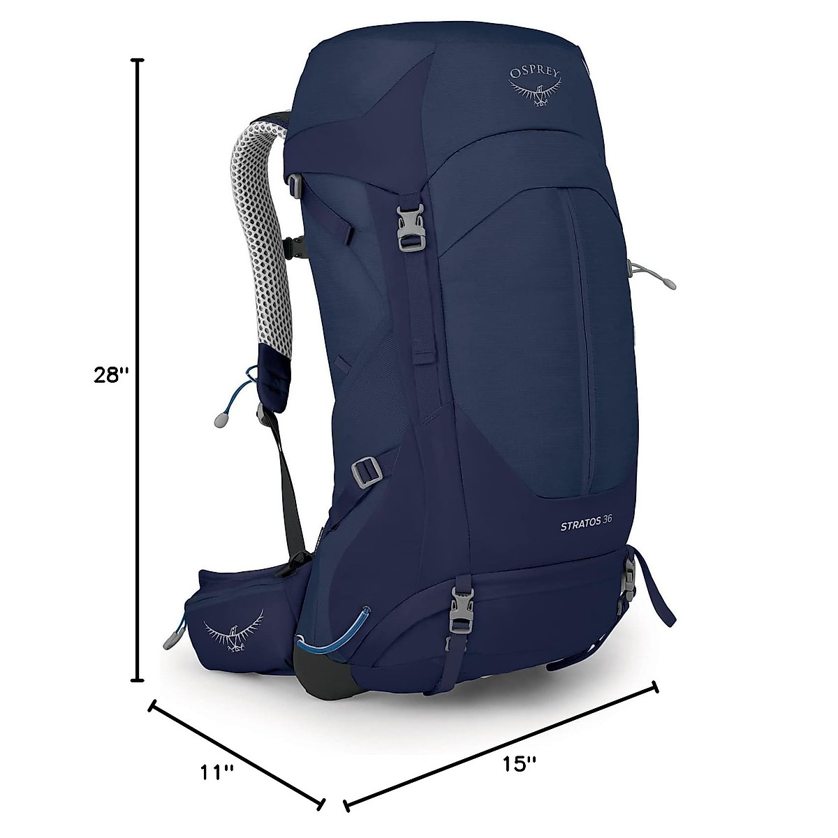 Osprey Stratos 36 Men's Hiking Backpack, Cetacean Blue