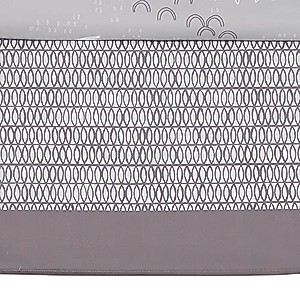 Bedtime Originals Elephant Love Gray 3-Piece Nursery Baby Crib Bedding Set