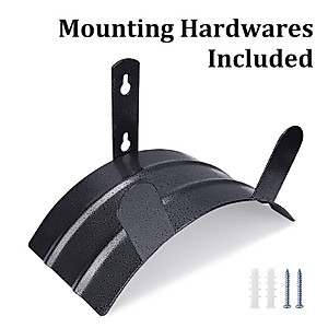 Deluxe Wall Mount Garden Hose Hanger Duty Metal Hose Holder Easily Holds 125 3/4’’ Hose