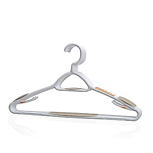 neatfreak A06000012X5WJ Deluxe Swivel Clothes Hangers White/Sand Pebble 5 Pack