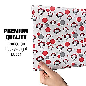GRAPHICS & MORE IT Pennywise Come Home Gift Wrap Wrapping Paper Roll