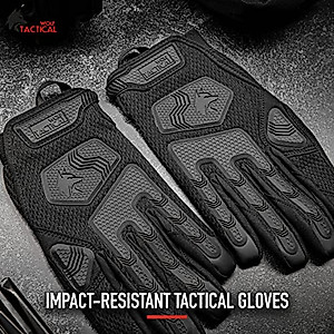 WOLF TACTICAL Shooting Gloves Tactical Gloves for Men Military Gloves, Airsoft Gloves for Paintball Combat Army Touchscreen