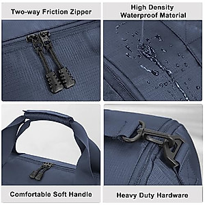 Densata Travel Duffle Bag, 80L Sports Gym Bag Expandable Duffle Backpack Weekender Overnight Bag Carry on Bag