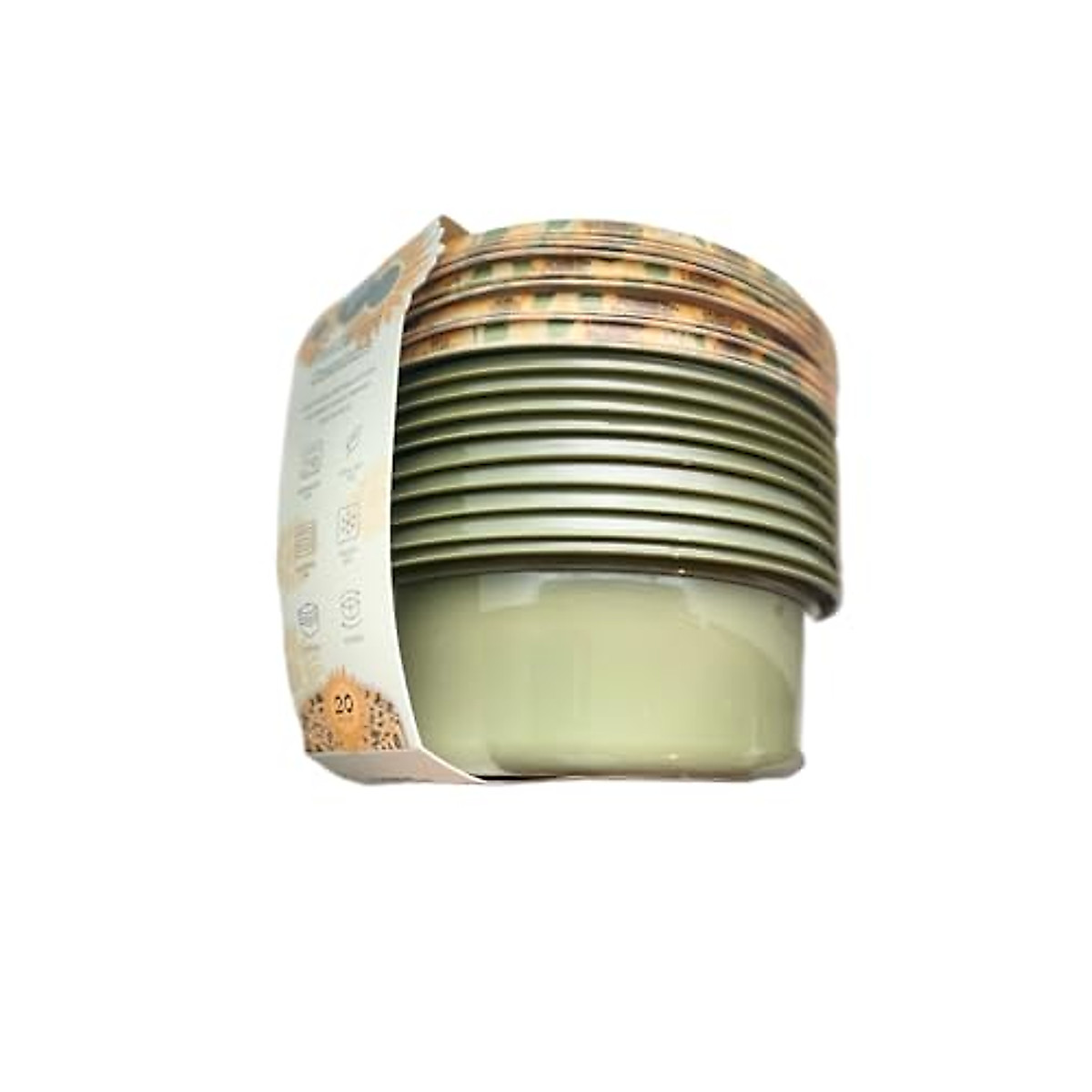 Core Kitchen 20 Piece Food Storage Container Set, 10 Lids and 10 Containers, Special Edition Printed Lids (SUNFLOWERS)