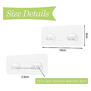 20Pcs Transparent Corner Shower Caddy Adhesive Replacement Hook, No Drilling Strong Transparent Adhesive for Shower Caddy, Bathroom Storage Shelves, Wall Mount Sticker Strips Pads,Shower Accessories