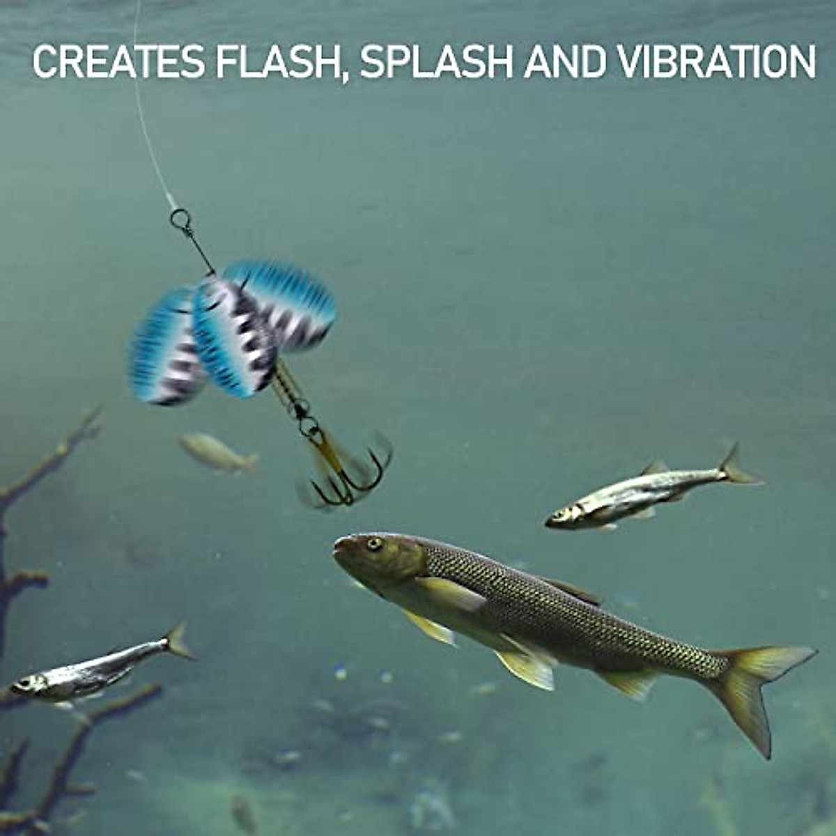 Dr.Fish Fishing Indiana Spinner Blades Kit Lure Making Supplies for Spinner Spinnerbaits Walleye Rig Crawler Harness Lures for Trout Salmon Bass Fishing