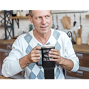 AMAZPRINTS Dad Gifts from Daughter Son - Gifts for Dad, Grandpa, Men - Birthday Gifts for Men - Dad Birthday Gift - Funny Gifts for Men - Retirement Gifts - Men Gifts Ideas -Tumbler 40oz With Handle