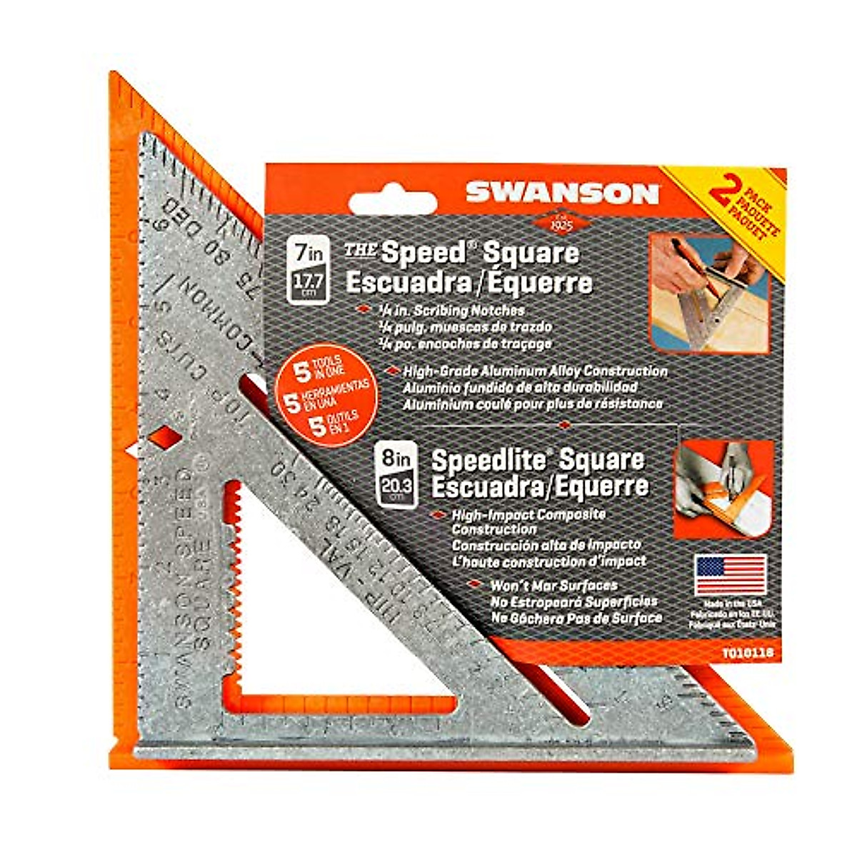 2-Pack Speed Square Layout Tools