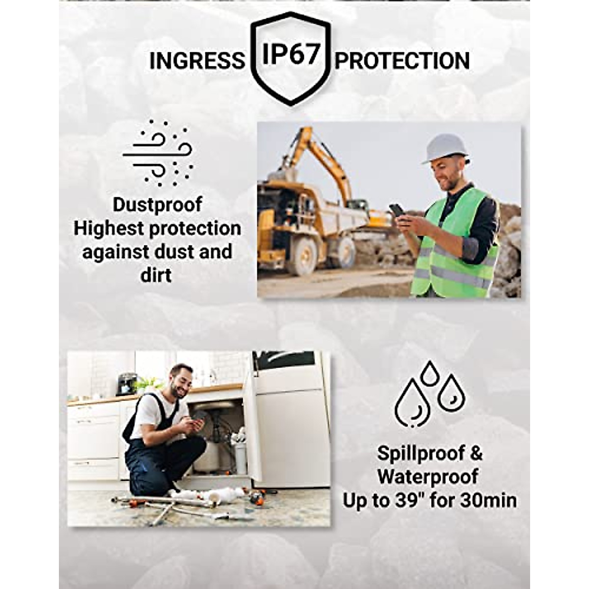 Minno Apex 6" Rugged Android Handheld Tablet with Scanner (6")