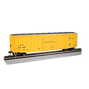 Bachmann Trains - 50'-6" Outside BRACED Sliding Door Box CAR - Union Pacific #357006 - HO Scale, Prototypical Colors