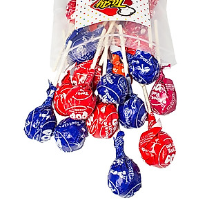 Lollipops Assorted Fruit Flavored Lollipops with Chewy Center Bulk Candy Set by TastyPack, 1lb