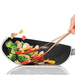 TECHEF - Goody Pan - Wok Stir-fry Pan - PFOA Free, Dishwasher and Oven Safe, Made in Korea (11-in)