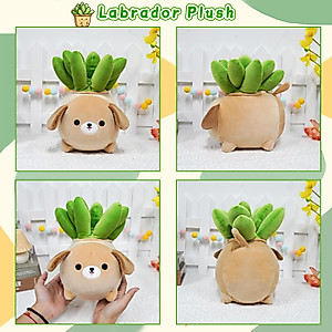 JIAJEGTGT Cute Kawaii Dog Plush Pillows Stuffed Animal Hugging Pillow, 8Inch Stuffed Cuddle Plush Toys,Birthday Gifts for Kids Girls,Boys