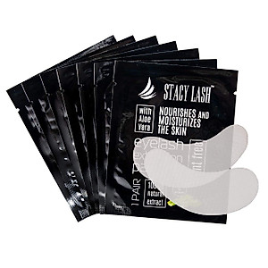 Extra Strong Evolution Eyelash Extension Glue 5ml + Primer 40 ml + 100 Pack Eye Pads + Shampoo 50 ml/Black Adhesive/ 1-2 sec Drying time/ 8 Weeks Retention/lint Free/Aloe Extract
