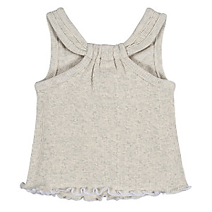 Gerber Baby Girls' Toddler 3-Pack Racer Back Tank Tops, Pink Floral, 18 Months