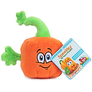 GUND Spookley The Square Pumpkin Plush Toy, Premium Stuffed Animal for Ages 1 and Up, Orange/Green, 3”