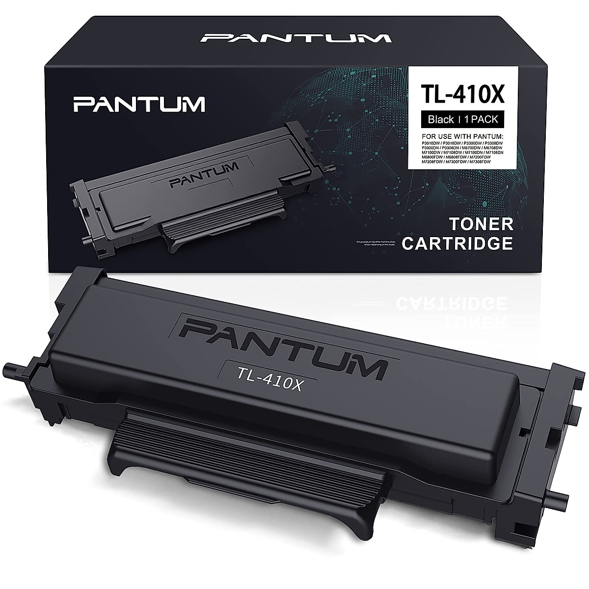 Pantum M7102DW Lasdr Printer Scanner Copier 3 in 1, Wireless and Auto Duplex Printing, with 1 Pack TL-410X 6000 Pages Yield Toner Cartridge