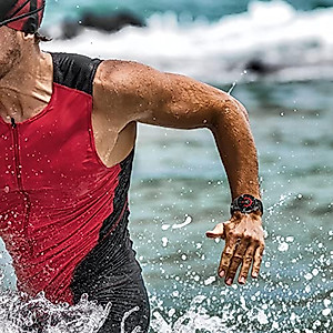 Bands Compatible with Samsung Galaxy Watch 5 Pro 45mm/Galaxy Watch 5 40mm 44mm Band, No Gap Silicone Replacment Strap with Colorful Buckle (Black)