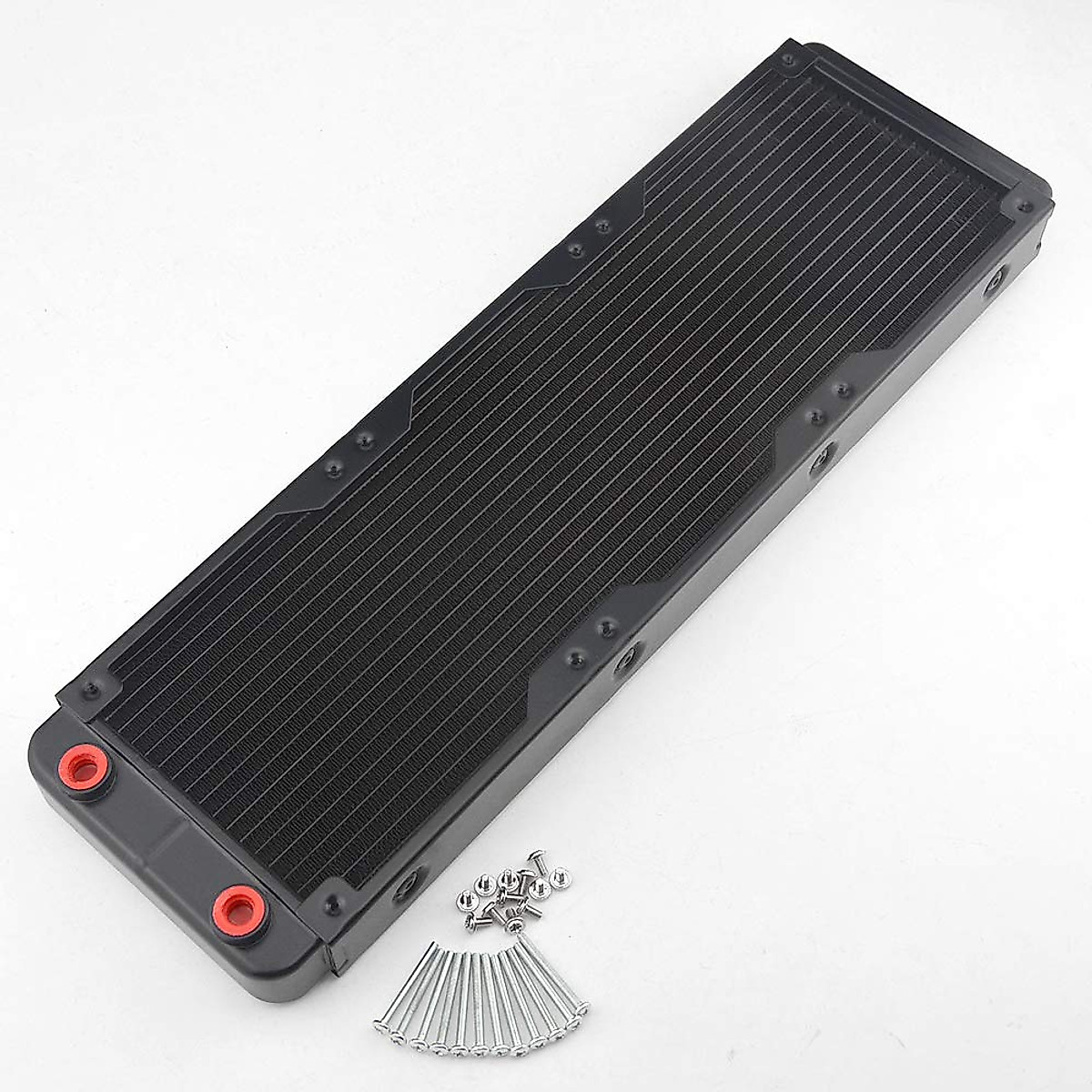 BXQINLENX 18 Pipe Aluminum Heat Exchanger Radiator for PC CPU CO2 Laser Water Cool System Computer 360mm(B)