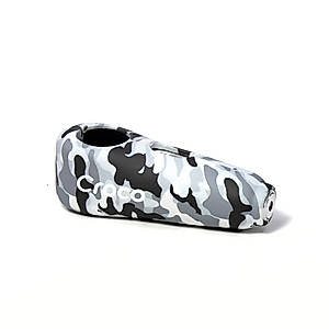 Blackstone Alarm Grip Lock with 130 db Alarm Waterproof Scooter E-Bike Motorcycle Anti-Theft Security Handle Bar Grip Lock Brake Lever Lock (Camo-White)