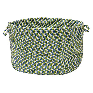 Colonial Mills OU49 18 by 18 by 12-Inch Carousel Storage Basket, Lime Spin