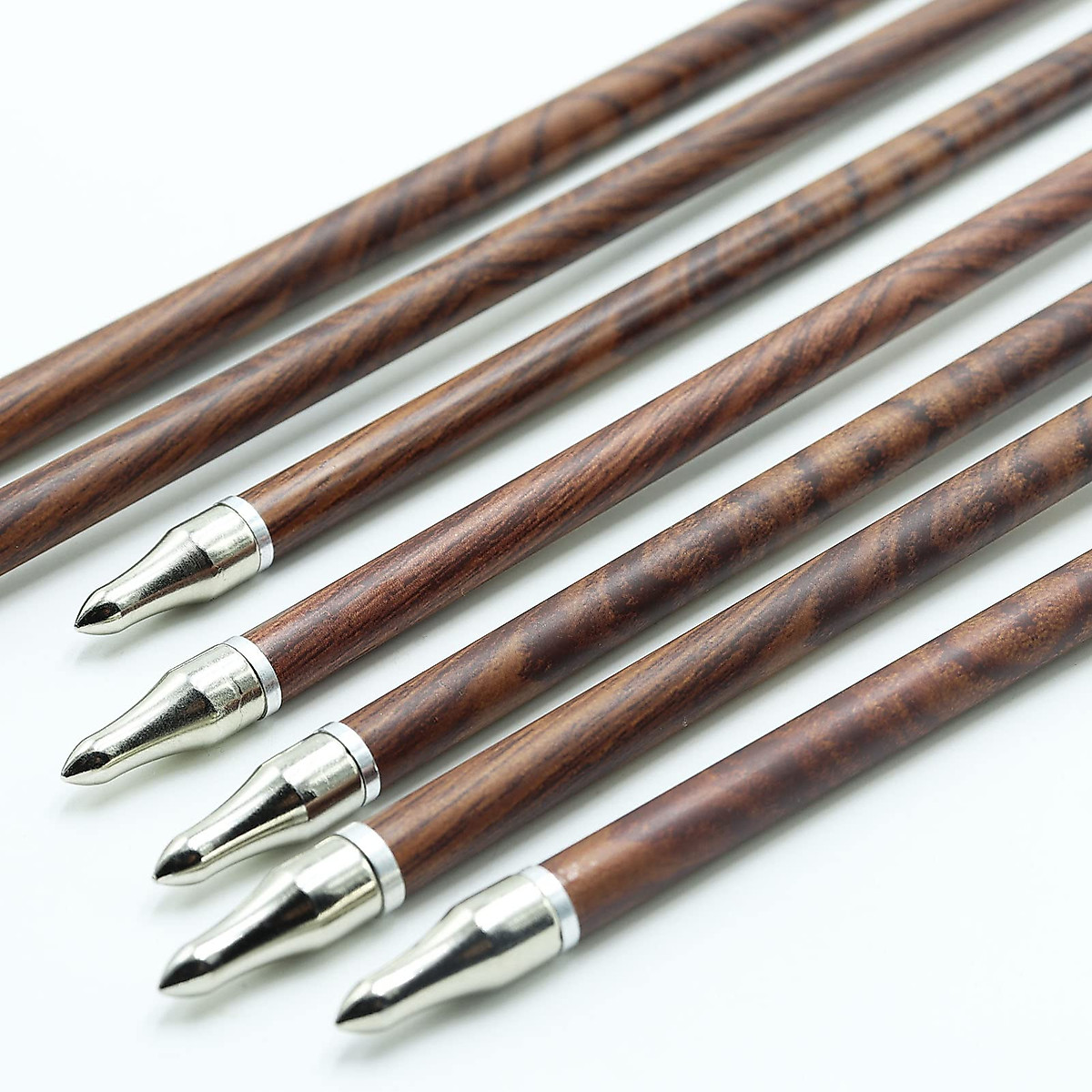 Archery Carbon Arrows 28/29/30/31 Inch 4 Inch Turkey Feather Spine 500 Competition Practice Hunting Target Shooting for Recurve Long Traditional Bow and Compound Bow 6/12Pcs (28 Inch,12 Pcs)