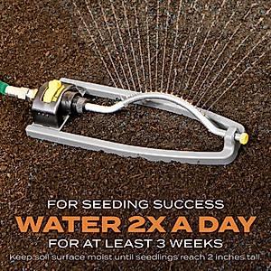 Scotts Turf Builder Grass Seed Bermudagrass with Fertilizer and Soil Improver, Drought-Tolerant, 8 lbs.