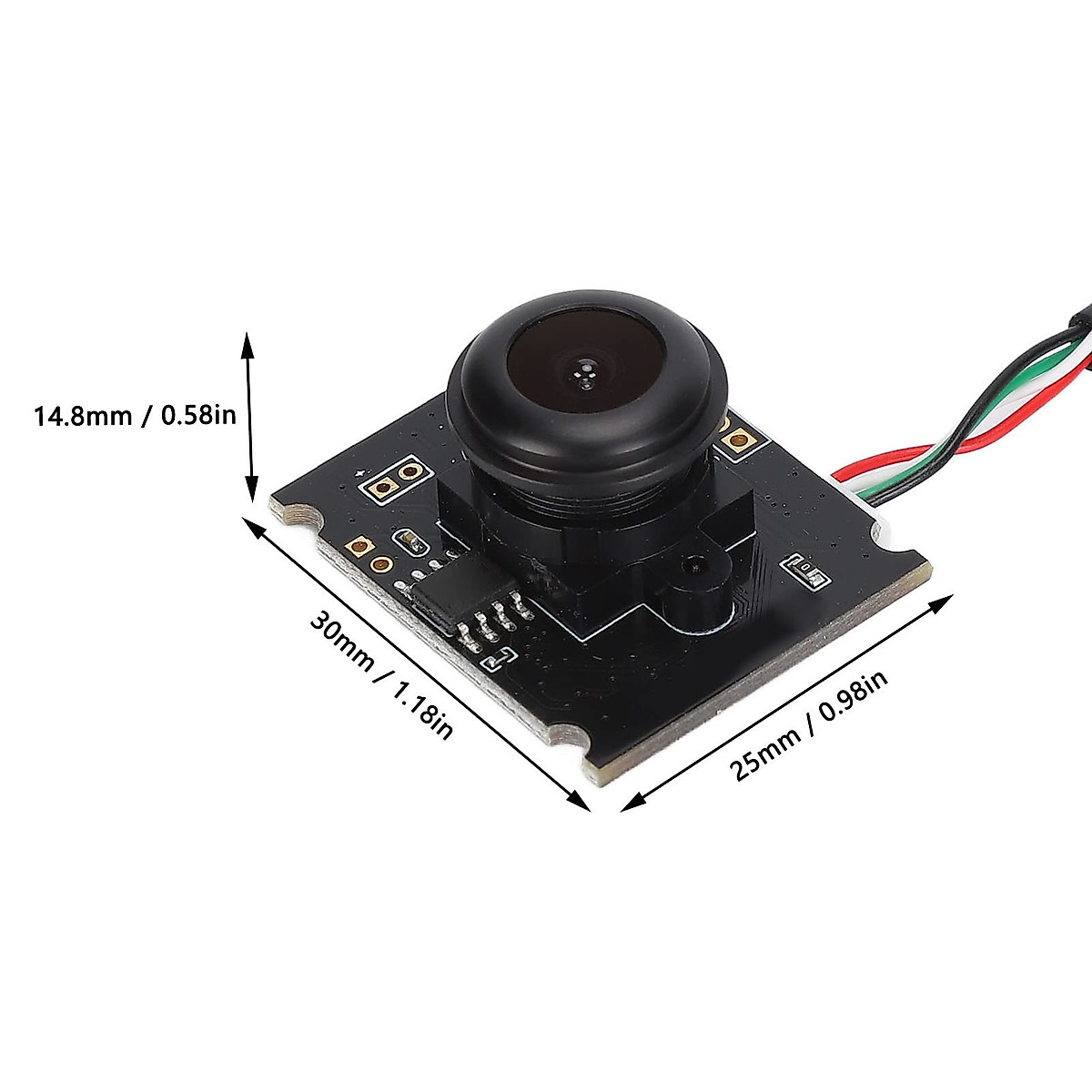Camera Module, Mini USB2.0 Webcam Board Tiny Drive Free for OS X for Advertising Machines