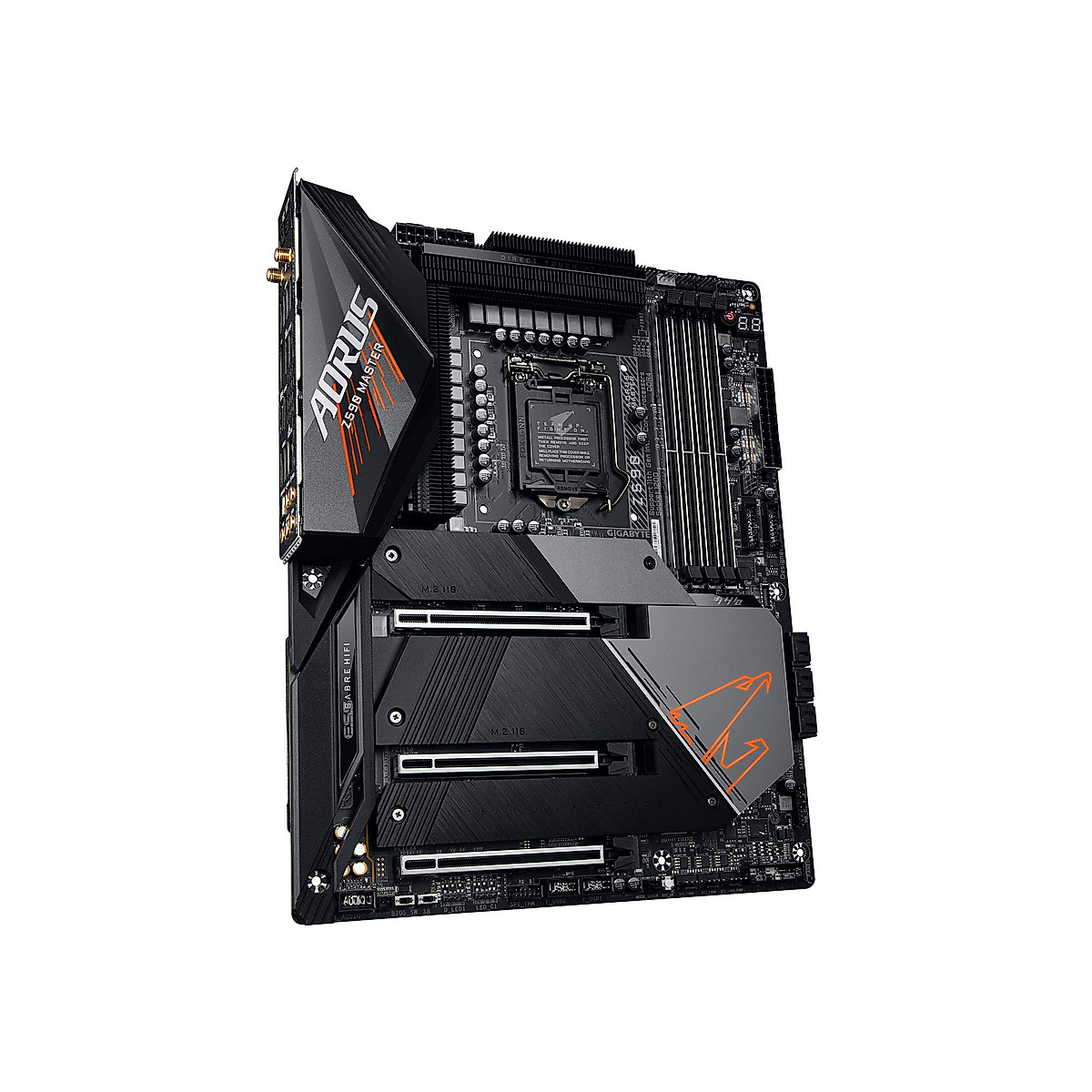 GIGABYTE Z590 AORUS Master (LGA 1200/Intel Z590/ATX/Triple M.2/PCIe 4.0/USB 3.2 Gen2X2 Type-C/Intel WiFi 6E/AQUANTIA 10GbE LAN/Gaming Motherboard)