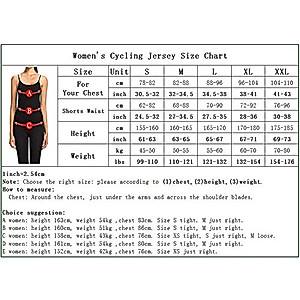 Women's Cycling Jersey, Short Sleeved Bike Shirt Mountain Jersey Comfortable Quick Dry Wear Top