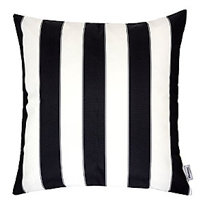 Homy Cozy 7H5241-20-Olivia Accent Pillow, 2 Count (Pack of 1), Black