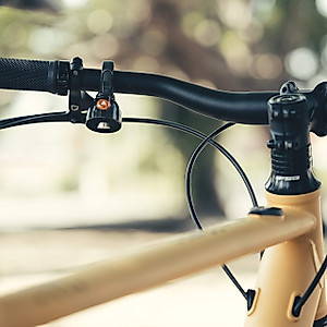 Granite Cricket Mountain Bike Bell with Single-Strike Mode and Constant Cowbell Mode, Bike Bell for Mountain Bike, BMX Bike, Road Bike and Gravel Bike, Bicycle Bell for 22.2mm to 35mm Handlebars