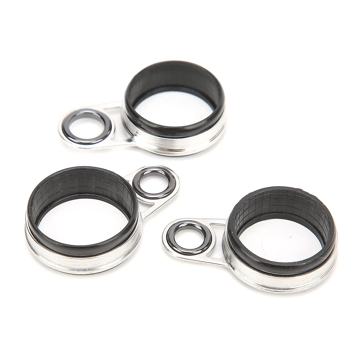 SPYMINNPOO 49 in 1 Set Fishing Rod Guides Repair Kit, Universal Rock Casting Tackle Fishing Rod Guides Eyes Line Rings Top Tips Repair Eye Loop Kit Fishing Supplies