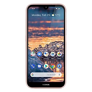 Nokia 4.2 - Android One (Pie) - 32 GB - 13+2 MP Dual Camera - Unlocked Smartphone (at&T/T-Mobile/MetroPCS/Cricket/H2O) - 5.71" HD+ Screen - Pink