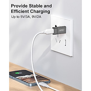 10Gbps USB C Female to USB Male Adapter 2 Pack, SAILLIN Zinc Alloy Double-Sided USB A to USB C Adapter with High-Speed Data Transfer & Stable Charging for Laptop, Charger, Power Bank, Quest Link- Grey